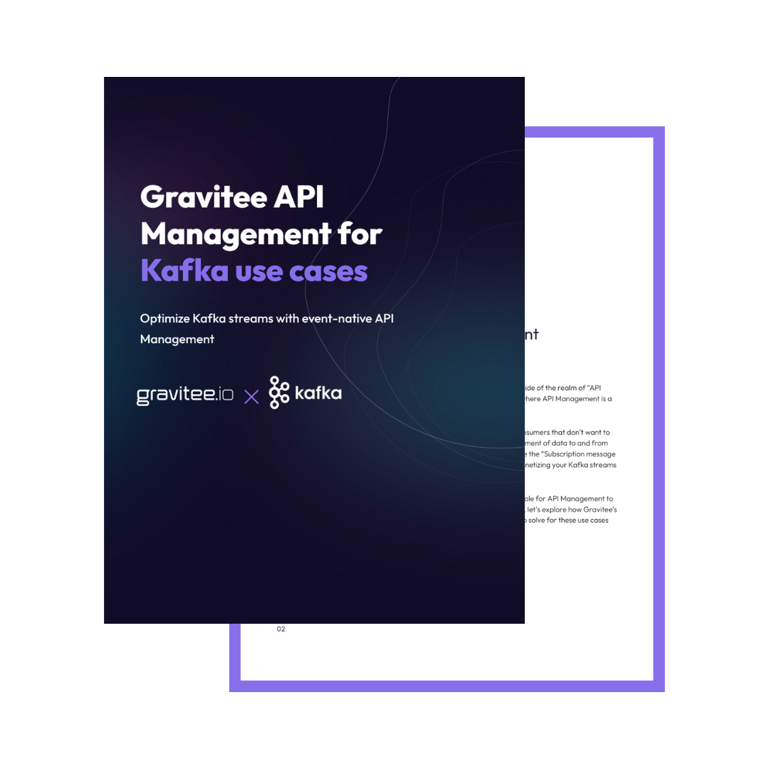 Gravitee API management Kafka use case guide