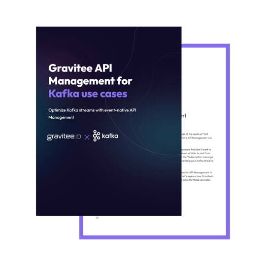 Gravitee API management Kafka use case guide