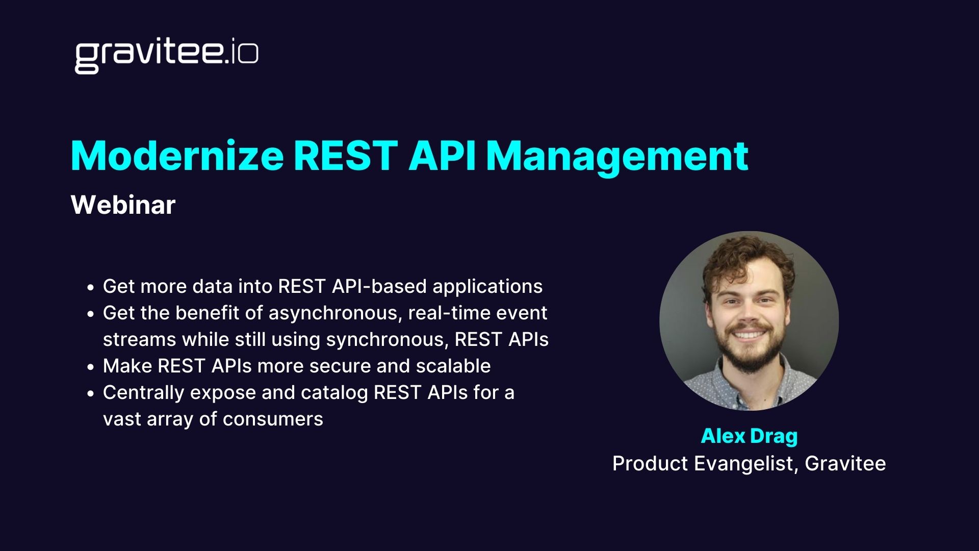Webinar: Mordernize REST API Management with Gravitee
